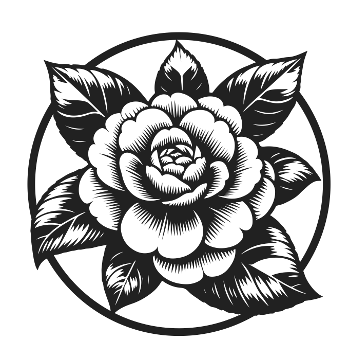 طرح وکتور گل رز - نگار هوم